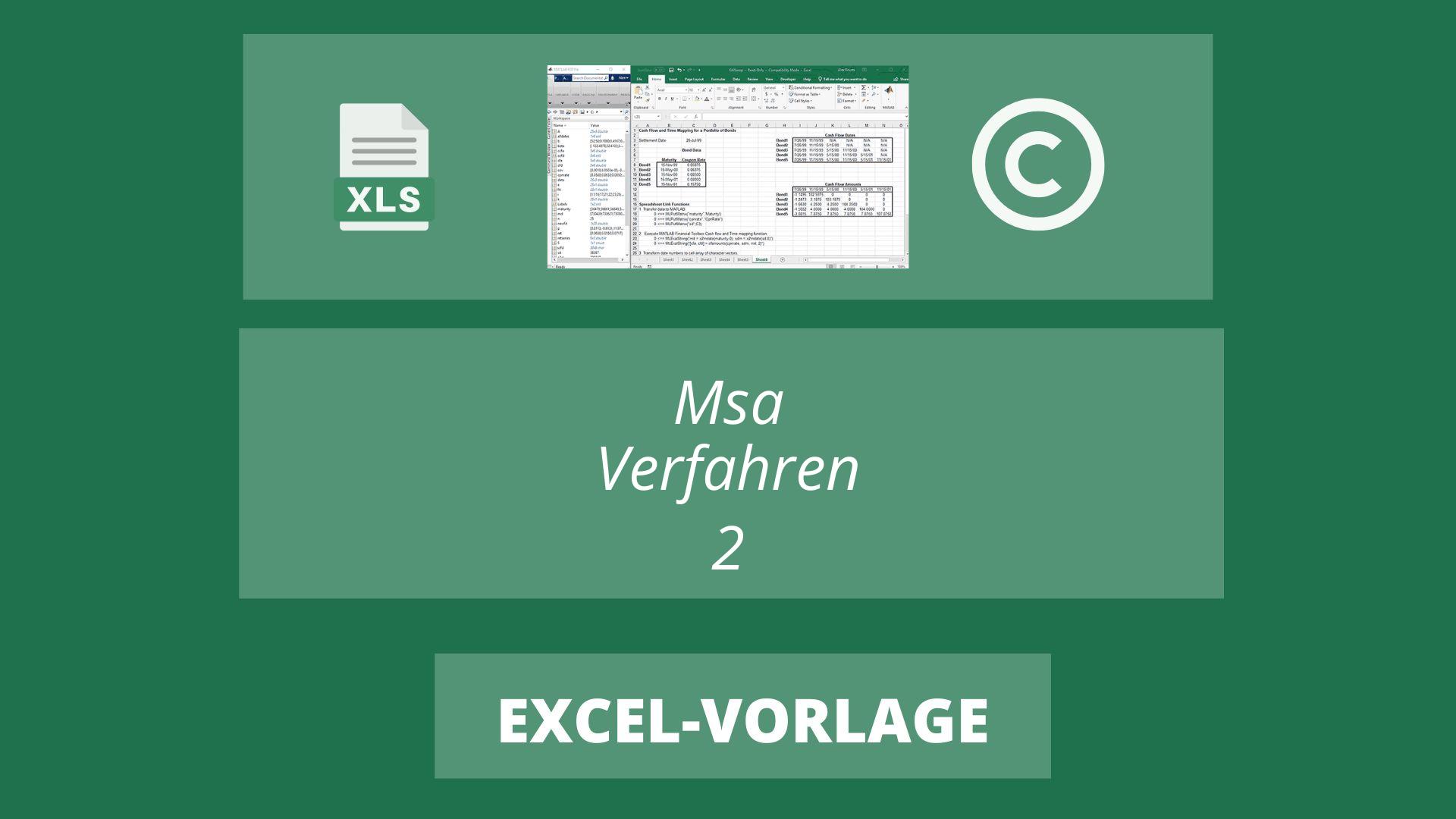 Msa Verfahren 2 Excel Vorlage
